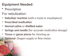 Nebulization(SDU).pptx................... | PPTX