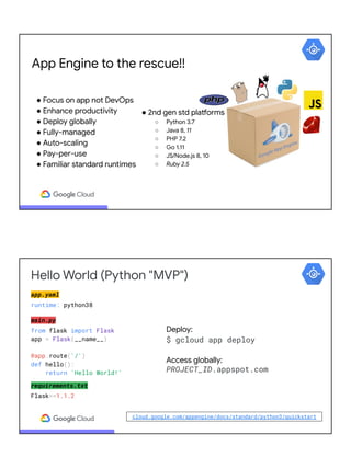 Designing flexible apps deployable to App Engine, Cloud Functions, or ...