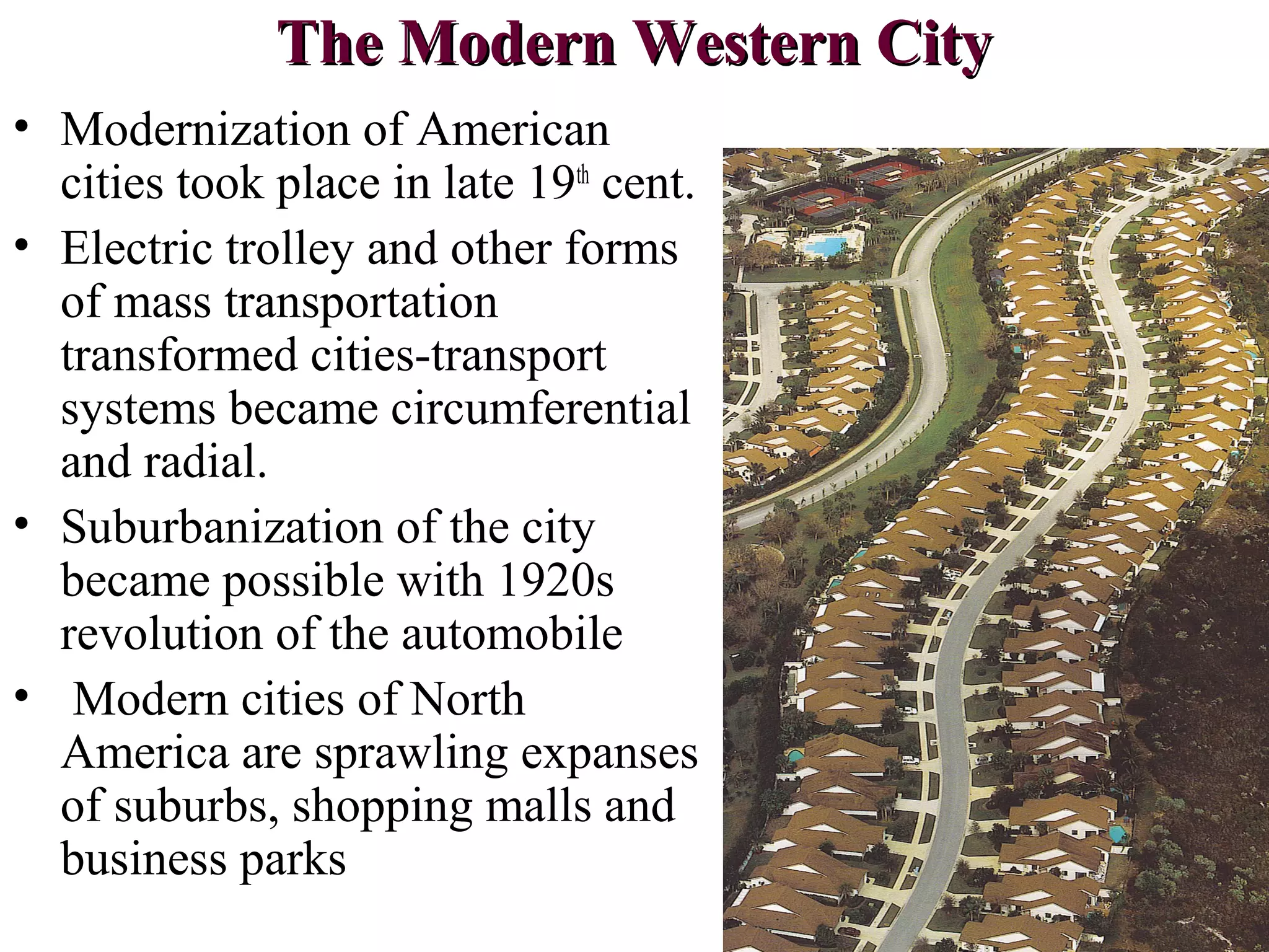 urban human geography | PPT