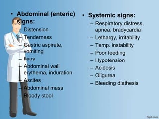 Necrotizing Enterocolitis | PPTX