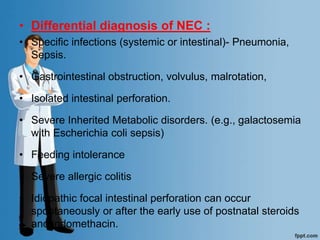 Necrotizing Enterocolitis | PPTX