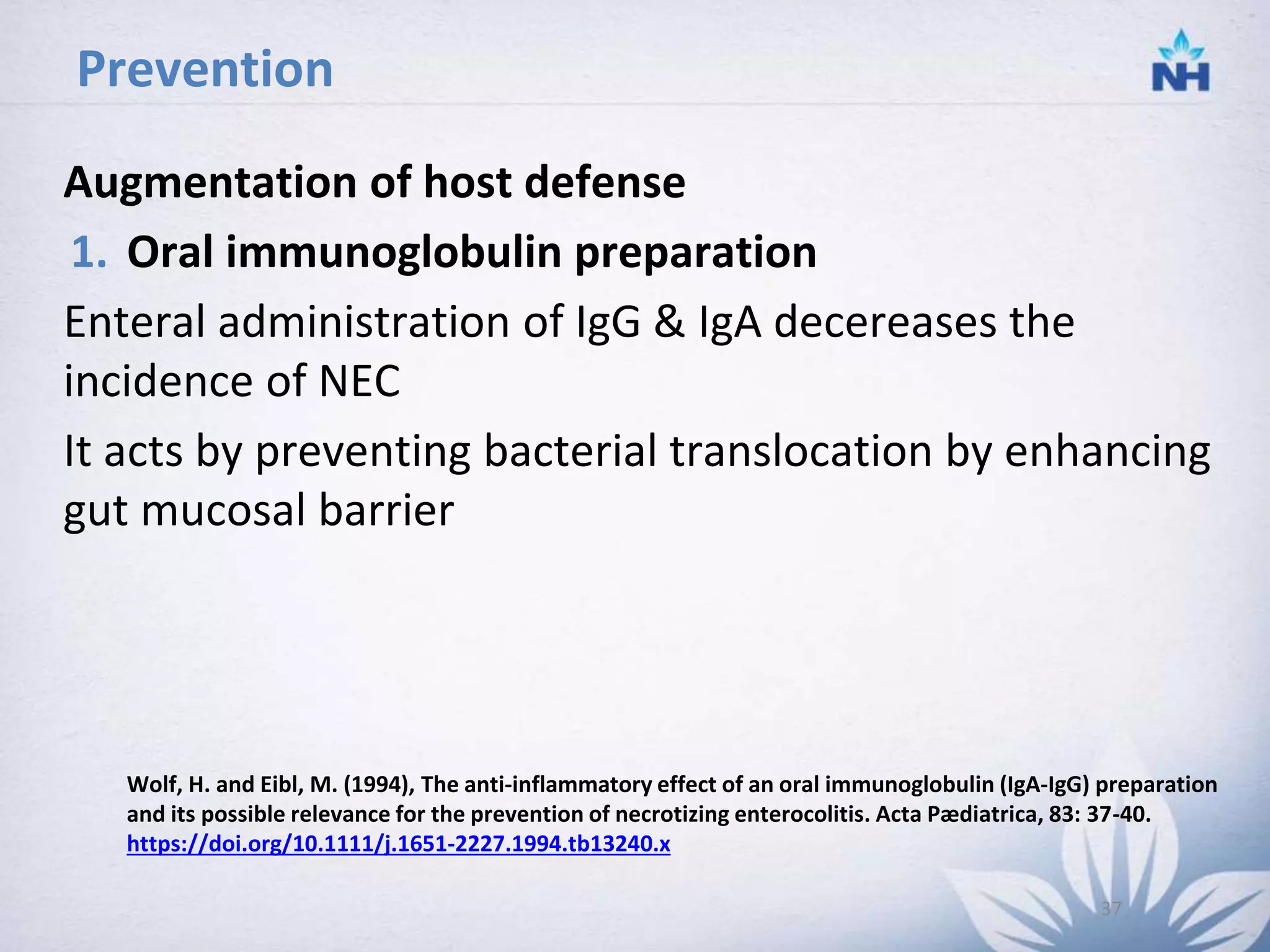 Necrotizing enterocolitis(NEC) | PPTX