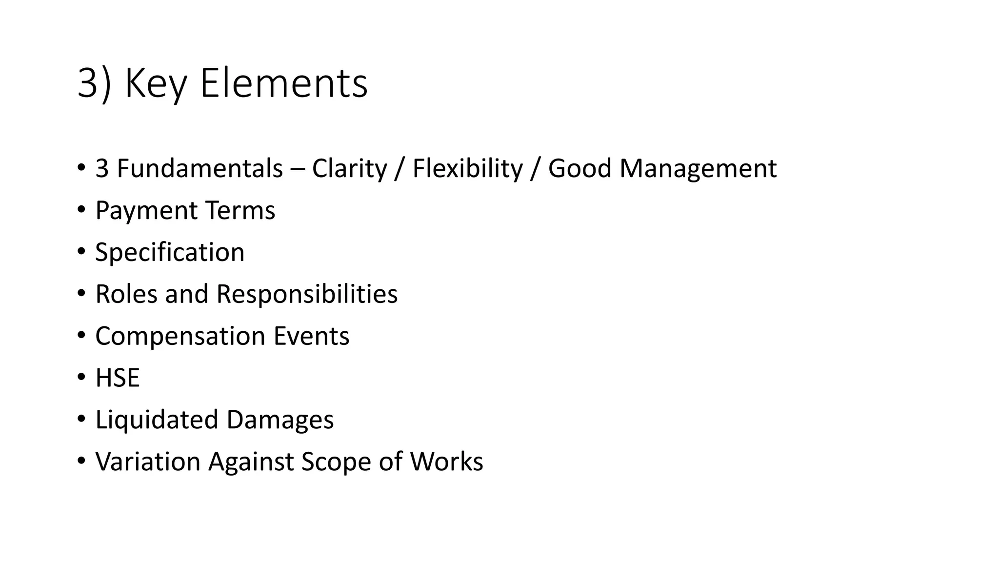 NEC - Powerpoint introduction to the contract | PPTX