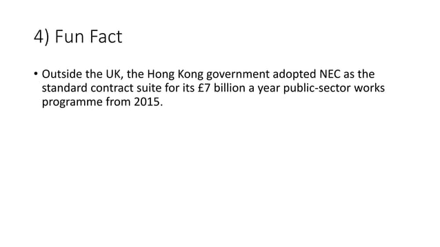 NEC - Powerpoint introduction to the contract | PPTX | Business ...