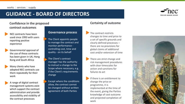 NEC4 Toolkit presentation for contractss | PPTX | Construction Industry ...