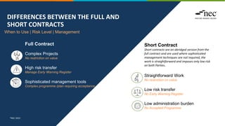 NEC4 Toolkit presentation for contractss | PPTX | Construction Industry ...