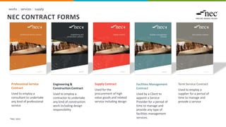 NEC4 Toolkit presentation for contractss | PPTX | Construction Industry ...