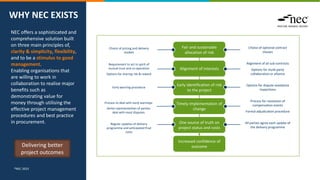 NEC4 Toolkit presentation for contractss | PPTX