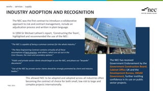 NEC4 Toolkit presentation for contractss | PPTX | Construction Industry ...