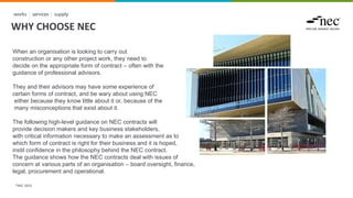 NEC4 Toolkit presentation for contractss | PPTX | Construction Industry ...