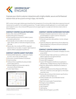 NEC UNIVERGE BLUE CONNECT - Brochure | PDF