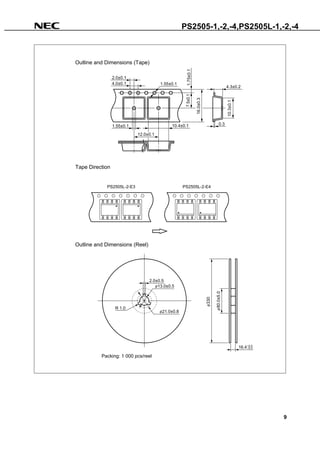 Original Opto PS2505-1 PS2505 NEC2505 2505 DIP-4 New NEC | PDF