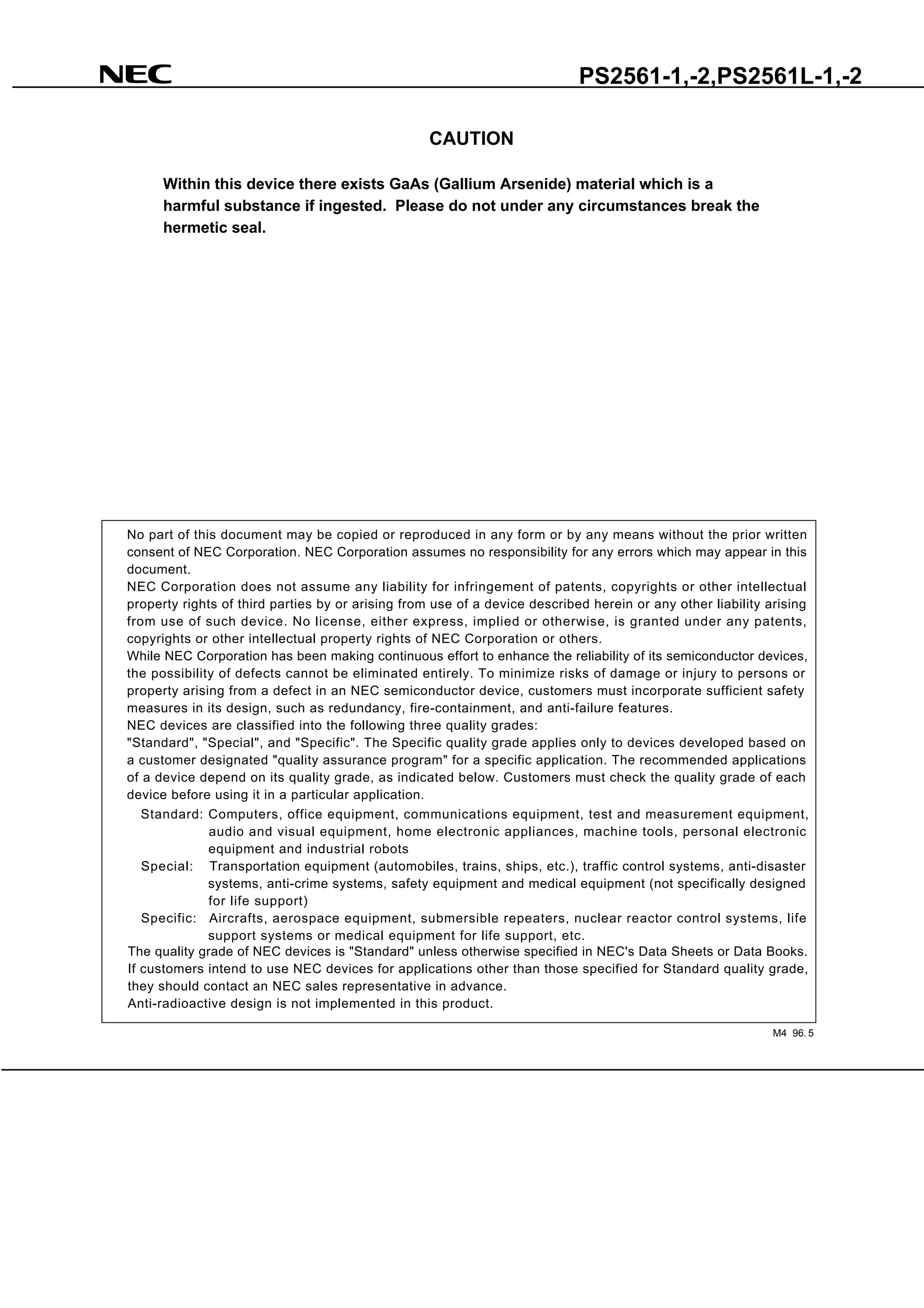 Original Opto NEC2561 PS2561 2561 DIP-4 New | PDF