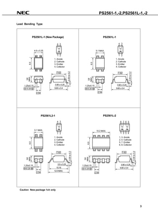 Original Opto NEC2561 PS2561 2561 DIP-4 New | PDF