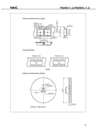 Original Opto NEC2561 PS2561 2561 DIP-4 New | PDF