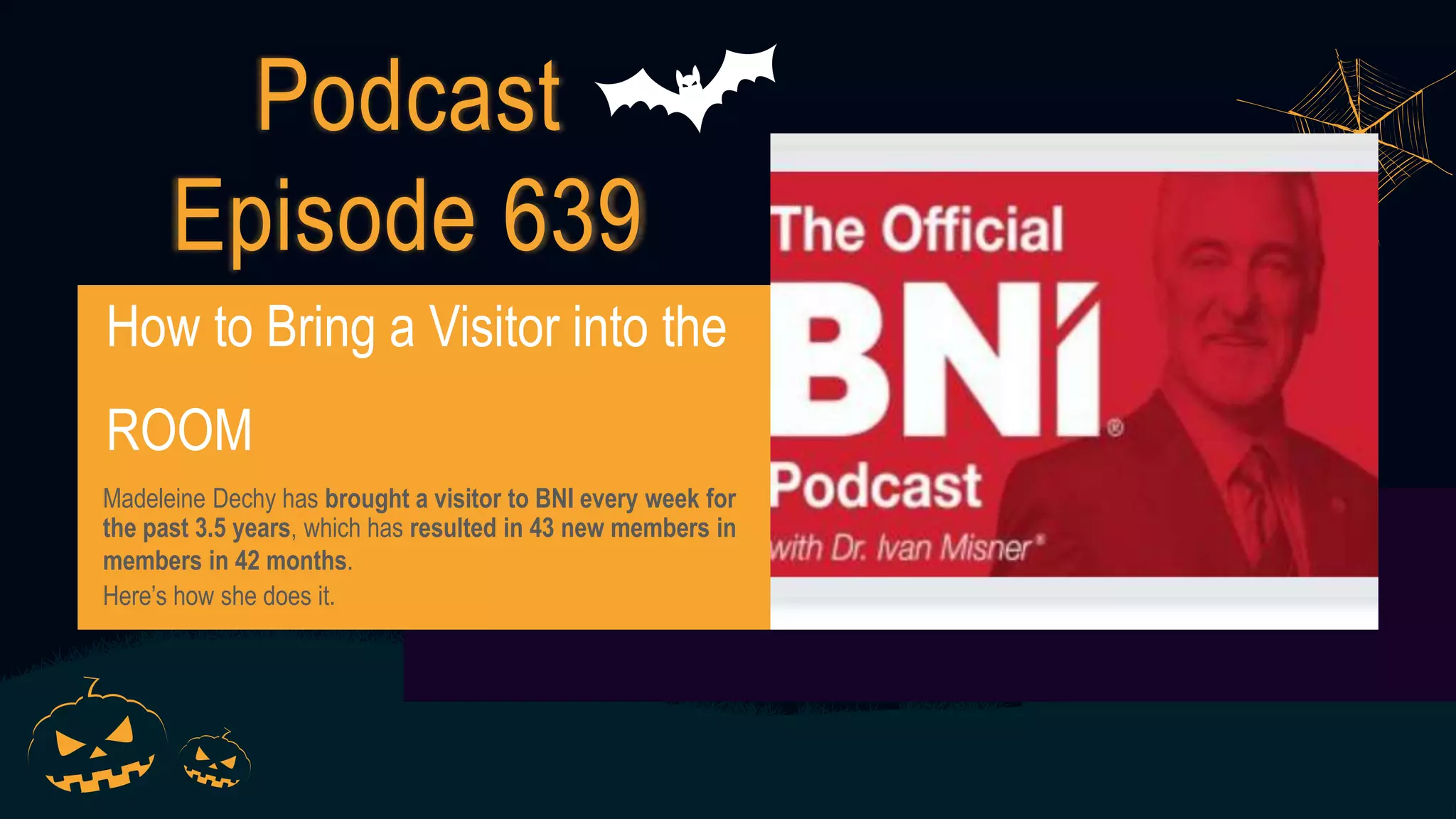 BNI Matrix Nec 27 oct - Getting Visitors | PPTX