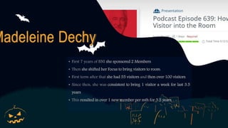 BNI Matrix Nec 27 oct - Getting Visitors | PPTX