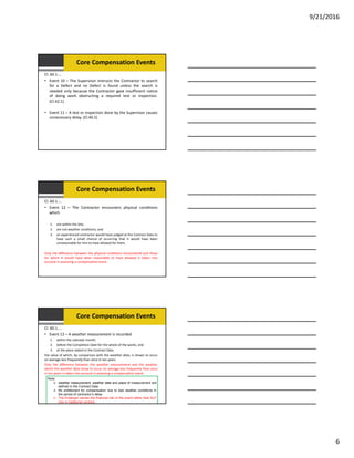 NEC3 compensation events | PDF