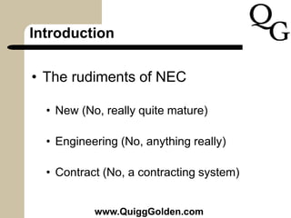Nec3 introduction | PPTX