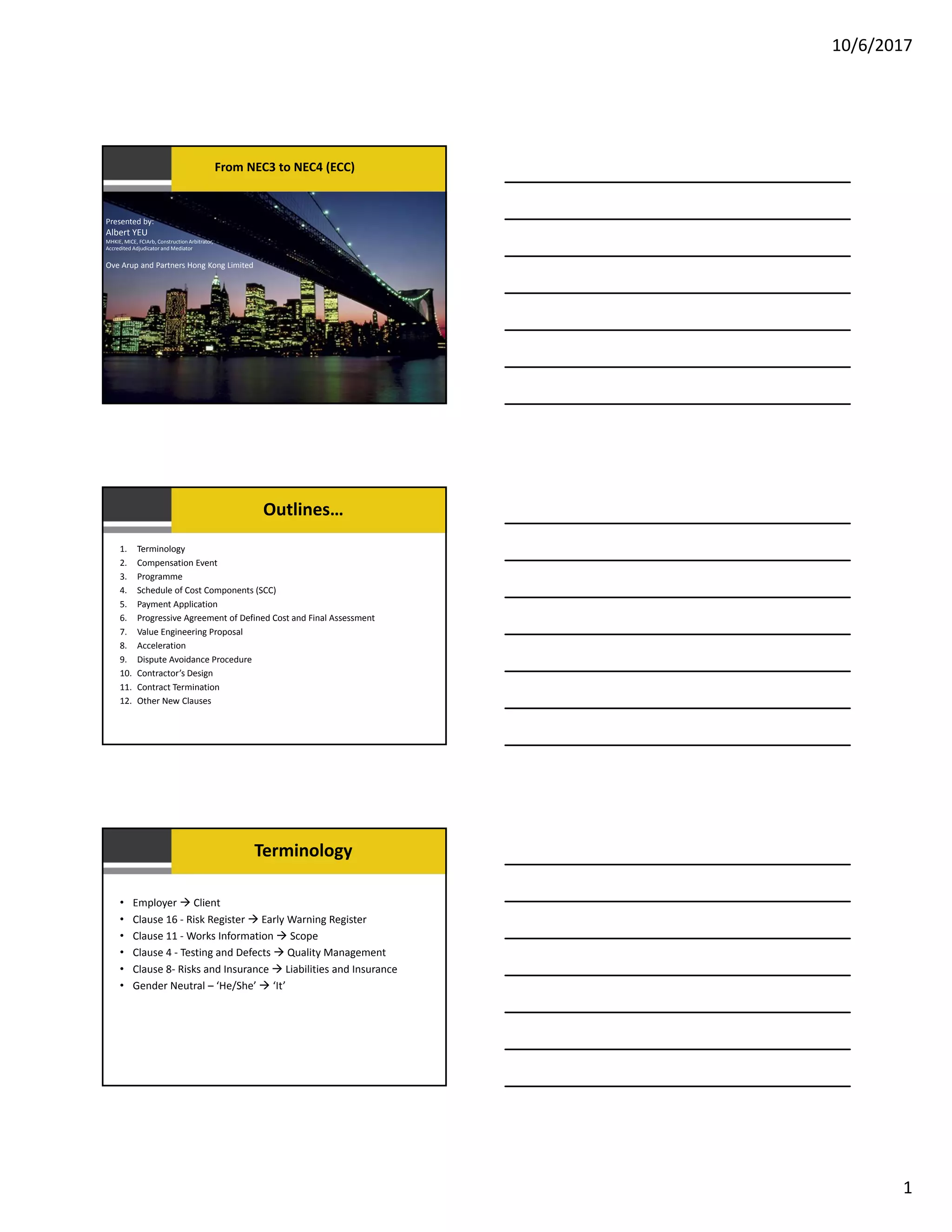 From NEC3 to NEC4 ECC | PDF