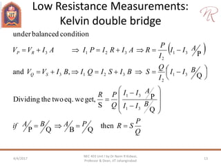Resistance measurement; DC bridges | PDF