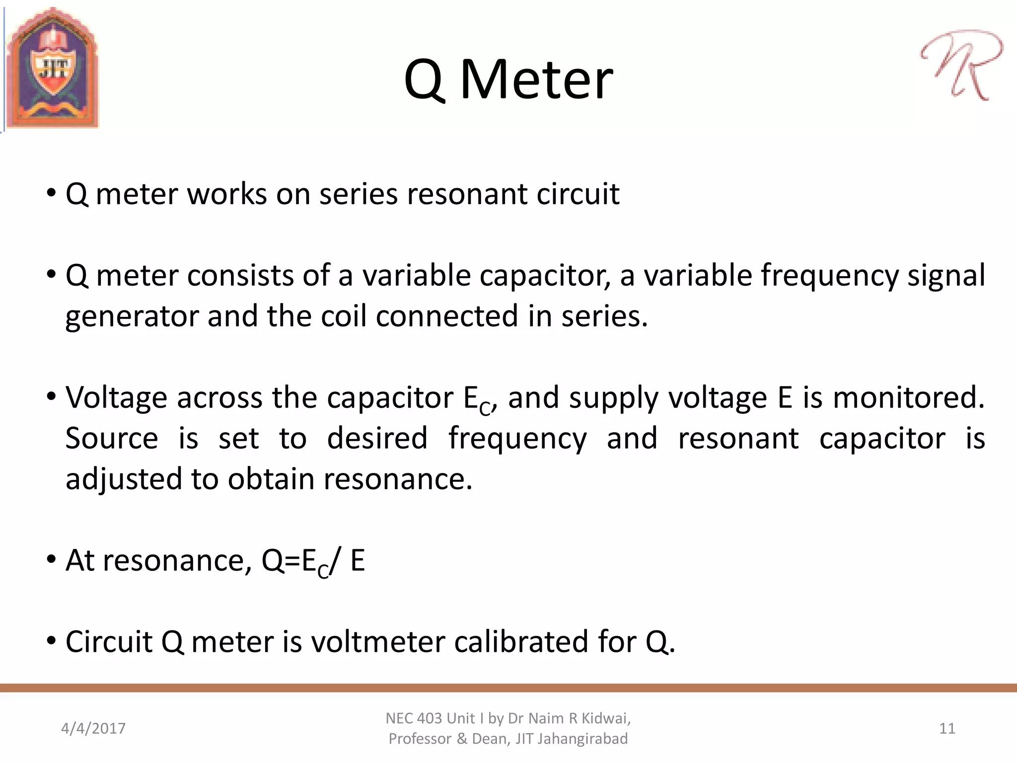 AC bridges: Inductance and Capacitance measurement | PDF