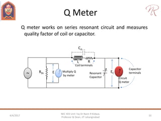 AC bridges: Inductance and Capacitance measurement | PDF