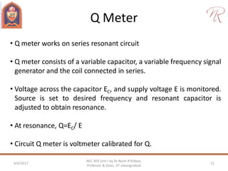 AC bridges: Inductance and Capacitance measurement | PDF