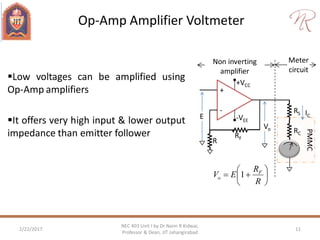 Electronic DC Voltmeter using PMMC | PDF
