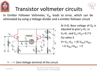 Electronic DC Voltmeter using PMMC | PDF