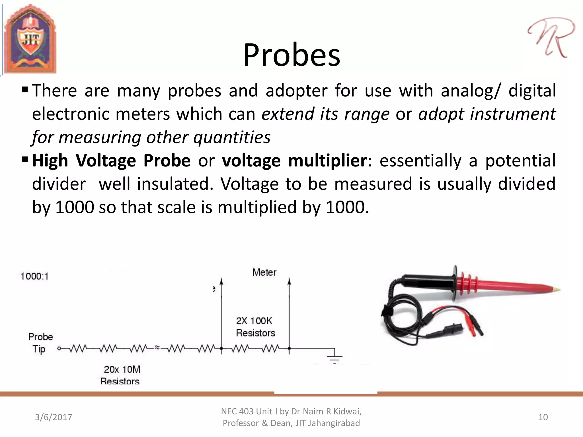 Electronics AC Voltmeter & probes | PDF