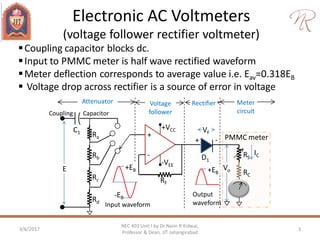Electronics AC Voltmeter & probes | PDF