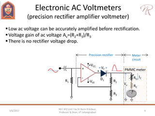 Electronics AC Voltmeter & probes | PDF