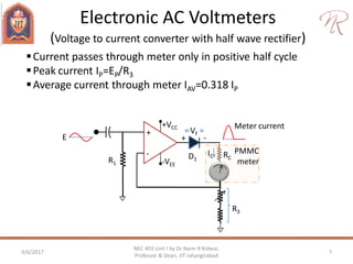 Electronics AC Voltmeter & probes | PDF