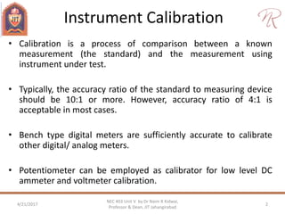 calibration and recorders | PPT