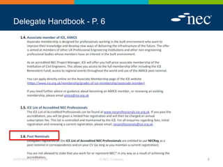 NEC4 Project Manager Accreditation Post-training Arrangement | PPTX