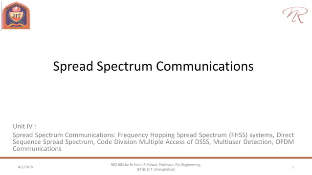 spread spectrum communication | PDF | Digital Audio | Computer Software ...