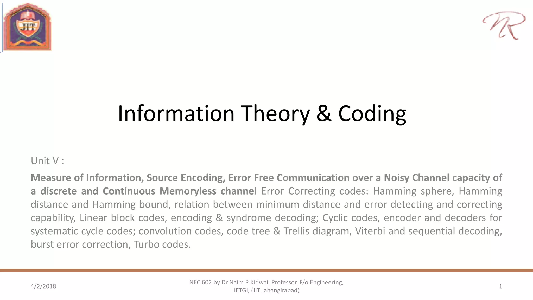 information theory | PDF