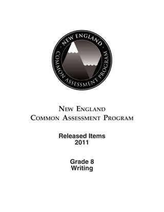 Necap 2011 gr8_writing_released_items | PDF