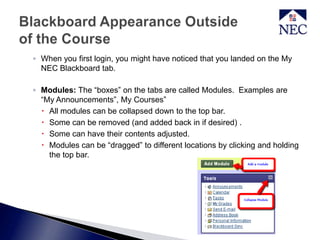 NEC Blackboard Welcome | PPTX