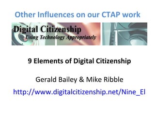 Digital Citizenship Tools, Resources & Best Practices -NECC09 | PPT