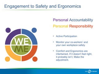Ergonomic Safety in Highly Mobile Office Environments at Clorox | PPT