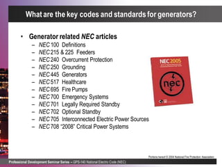 Nec emergency requirements | PDF