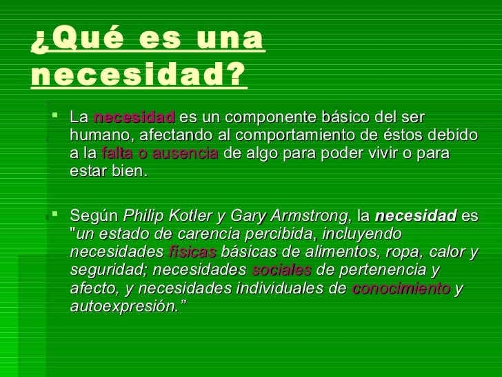 Necesidades adolescentes