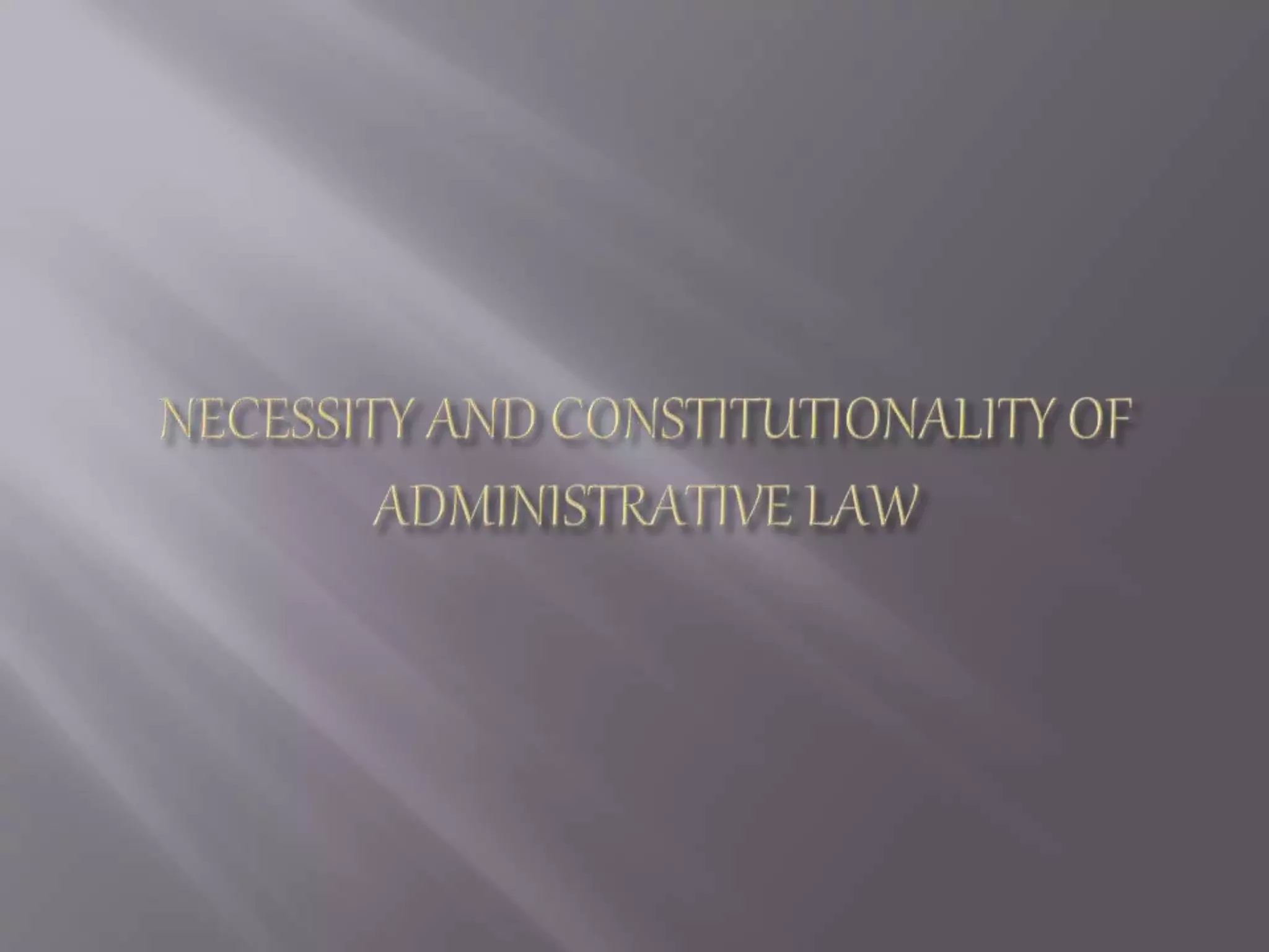 Necessity and constitutionality | PPT