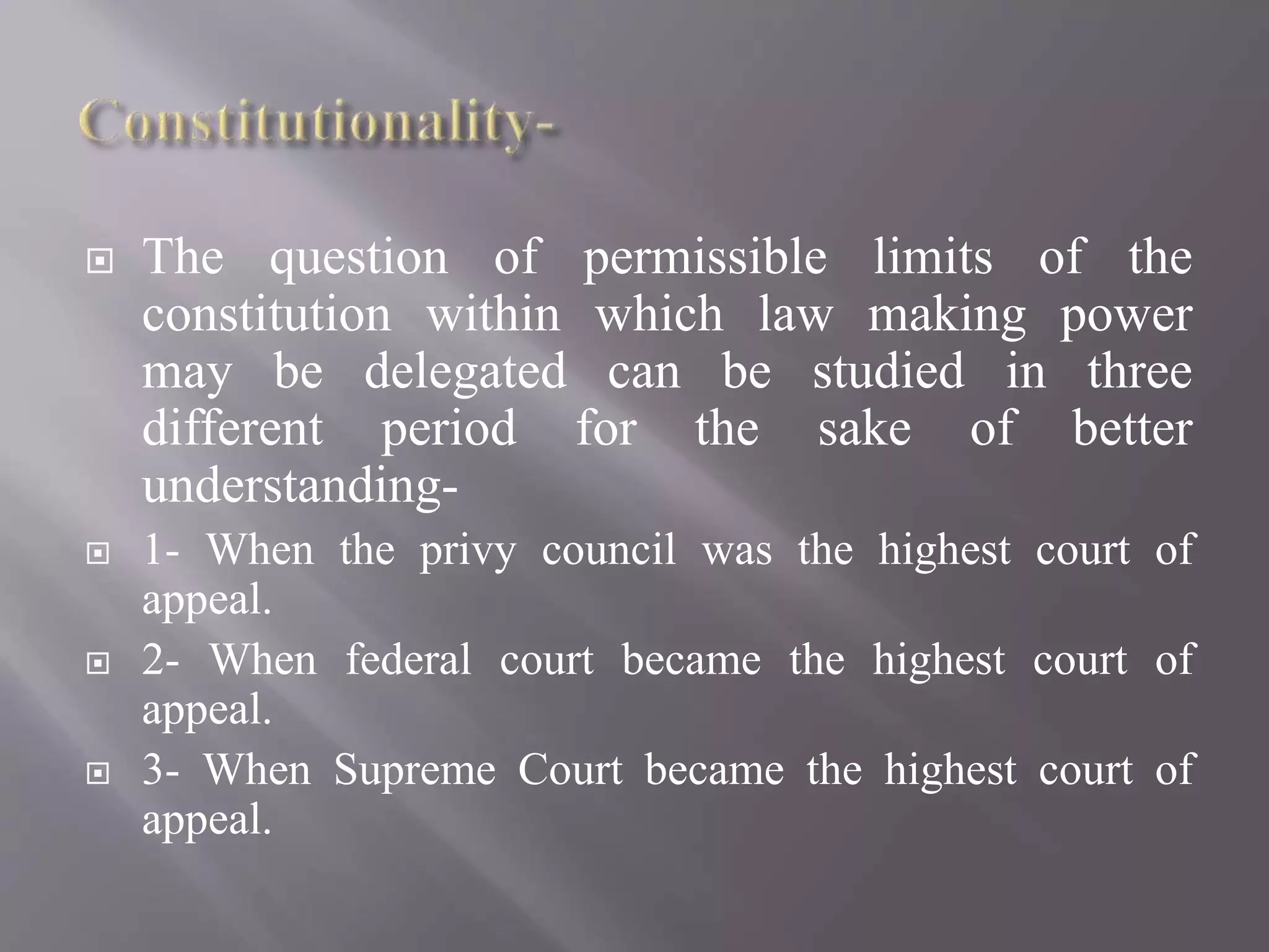 Necessity and constitutionality | PPT