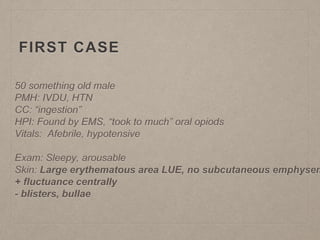 Finding Necrotizing Fasciitis in the ED | PPTX