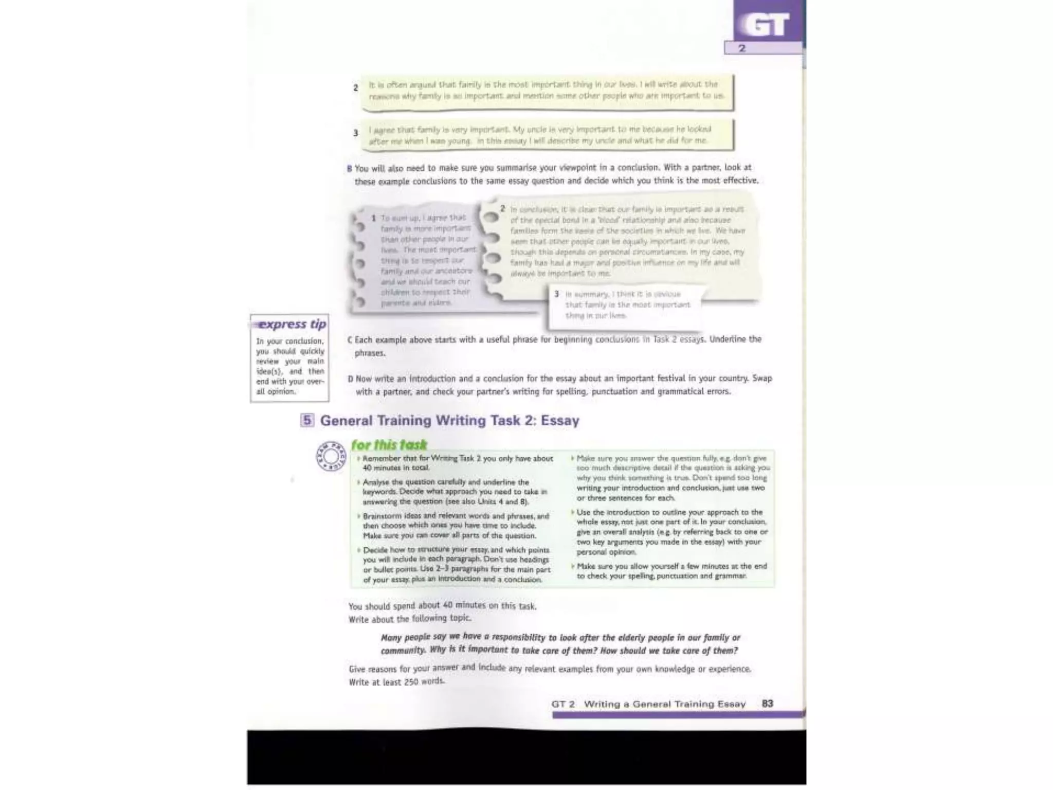 Nec gt writing task 1 letter of complaint and task 2 | PPTX