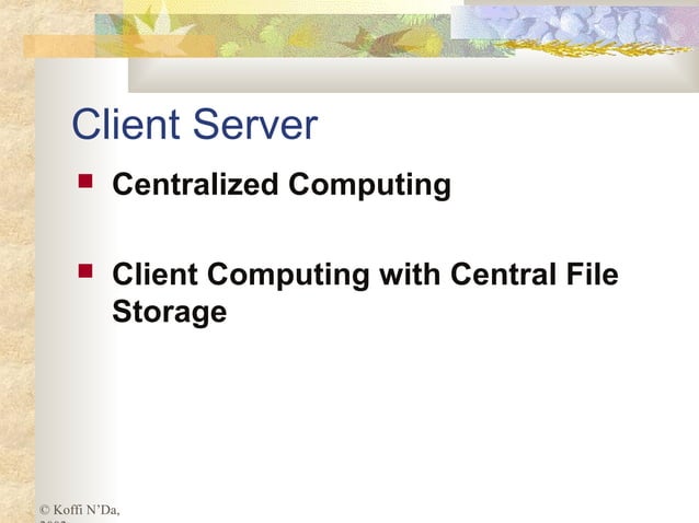 Configuring The Network Server | PPT