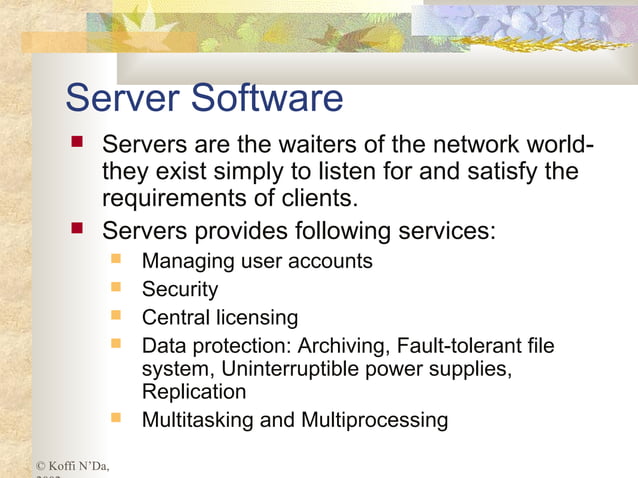 Configuring The Network Server | PPT
